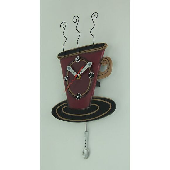Allen Designs | Wall Decor | Allen Designs Cozy Cafe Pendulum Wall ...